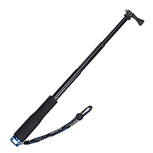 VVHOOY Selfie Stick Extendable 11.25-37inch Handheld Aluminum Telescopic Pole Monopod Compatible with Gopro Hero 11 10 9 8 7 6 5,AKASO EK7000,Brave 4,V50,Dragon Touch,Victure,REMALI Action Camera