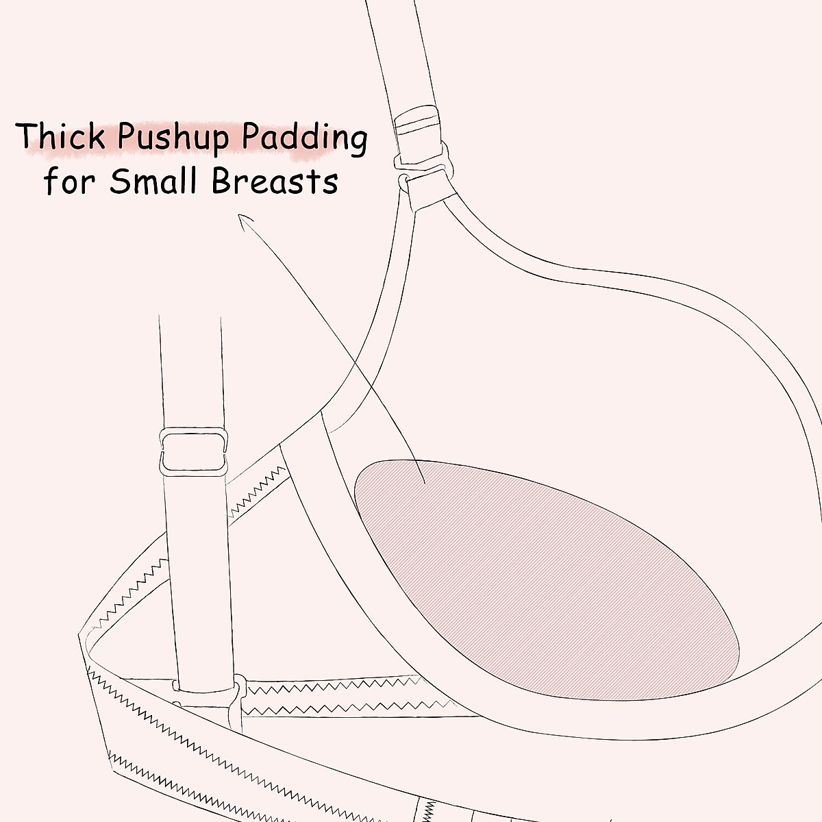 DOBREVA Women's Plunge Bra Deep V Sexy Underwire Low Cut Bras T Shirt Cleavage Lightly Padded Black 36B