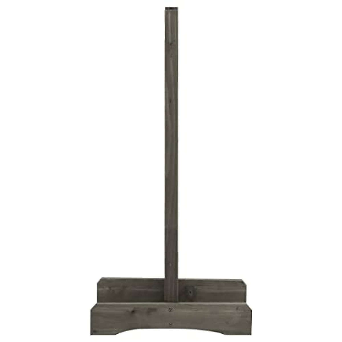 Homvdxl 47x24" Garden Fence Wood Garden Fencing with Trellis, Instant Garden Fence Panel, Freestanding Garden Trellis Fence for Home Yard Garden Indoor Outdoor (Gray)