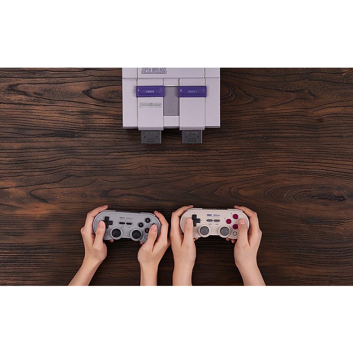 8BitDo SNES SFC Wireless Bluetooth Retro Receiver Adapter Compatible with DualShock 3, DualShock 4, Wiimote, Wii U Pro, Switch Joy-Cons, Switch Pro Bluetooth Controllers