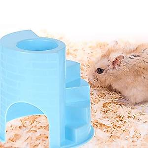 POPETPOP Hamster Nest Plastic Hamster House Small Pets Hideout Guinea Pig Hide Small Pet Hideout Hamster Hide House Indoor Hamster House Plastic Climbing House Household Hamster Hideout