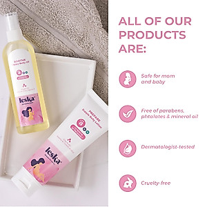 Leska Maternity Hydrating Lotion | STAGE A: PREPARE Supple Belly Lotion (Pregnancy Months 1-5) | Part of a Complete 3 Stage Pregnancy Skin Care System | New Mom Gifts (4oz)