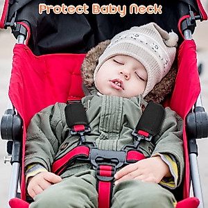 6 Pieces Baby Car Seat Strap Covers Soft Seat Belt Pads Cover for Kids Car Seat Straps Shoulder Pads Infant Stroller Strap Covers Seat Safety Belt Cushion for Boy and Girl