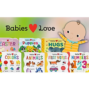 4 Pack Babies Love Learning Lift-a-Flap Boxed Set: First Words, Animals, Colors, and Things That Go (Chunky Lift a Flap)