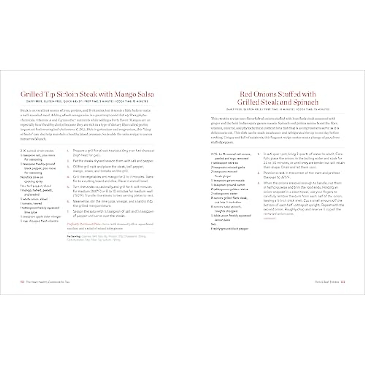 The Heart Healthy Cookbook for Two: 125 Perfectly Portioned Low Sodium, Low Fat Recipes