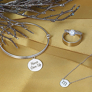 Bling Jewelry Personalize Timeless Promise 1.75CT AAA CZ Round Brilliant Cut Solitaire Engagement Ring For Women Cubic Zirconia Pave Thin Band .925 Sterling Silver Customizable