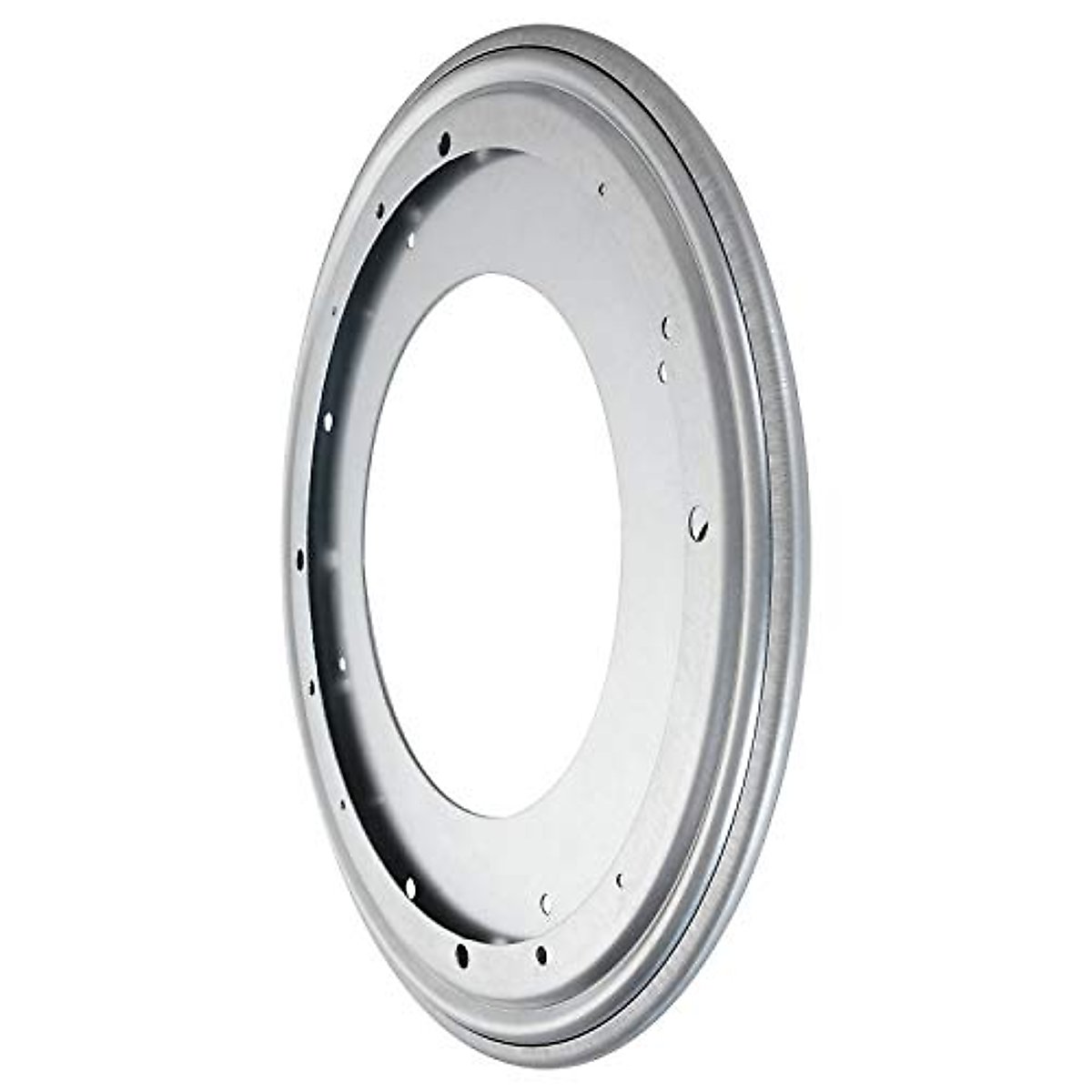 2 Pack Flat Lazy Susan Turntable Bearing 12 Inch Round Lazy Susan Hardware 5/16 Thick Turntable Swivel Base for Rotating Table, Book Case, Serving Tray, DVD Tower, Corner Shelves, 1000lb Capacity