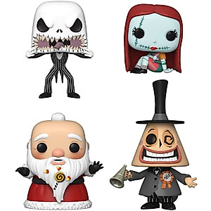 Funko Pop! Disney: The Nightmare Before Christmas - Sandy Claws - 4PK - Collectible Vinyl Figure - Gift Idea - Official Merchandise - Toys for Children and Adults - Movies Fans