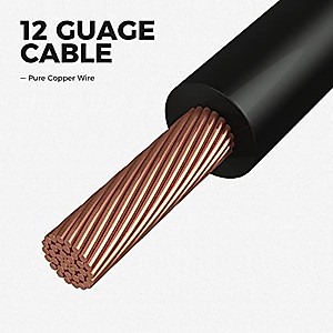 MOOTVGOO 2 Pack 12AWG SAE Connectors, Weatherproof Solar SAE Socket Sidewall Port, SAE to SAE 2 Pin Quick Disconnect Panel Extension Cable (Without SAE Plug) for Solar Generator Battery Charger