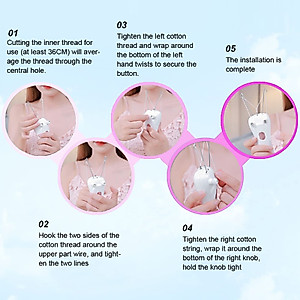 Watris Veiyi Threading Hair Removal Epilator for Women, Electric Facial Threading Hair Removal for Women, Threading Face Epilator for Fine Hairs on Face, Chin, Upper Lip, Arms(Pink)