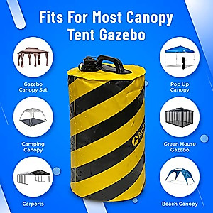 Anavim Canopy Water Weights Bags Great for Canopies, Tripods, Speaker Stands, Tents, Tailgating & More | White, 4 Pack