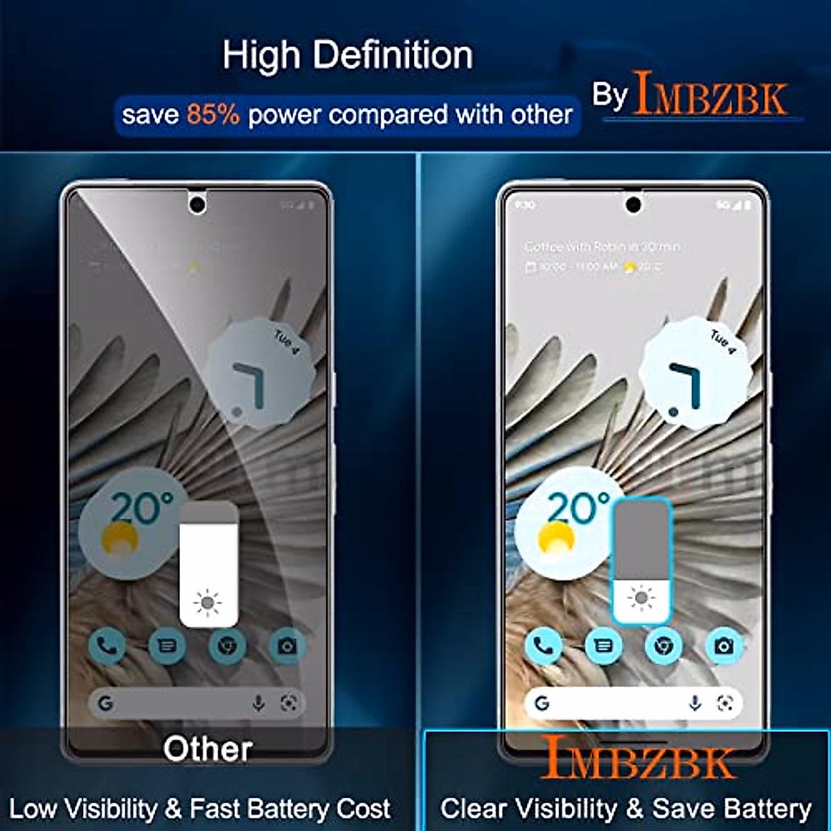 IMBZBK [2+3 pack] for Google Pixel 7 Pro Privacy Screen Protector [Not Glass] Accessories 2 Pack Flexible Privacy Screen for Pixel 7 Pro 3 pack Tempered Glass Camera lens protector case friendly