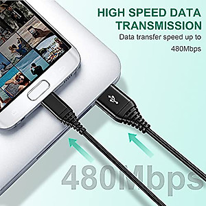 USB Type C Charger Cable 6FT+10FT,3A Fast Charge Charging Cord for Moto G Power 2022 2021 2020/G Stylus 5G,G Fast,G Play,G7 Play,Motorola One 5G Ace/Fusion+/Edge Plus,Z4 Z3,G100,LG K92 K51 Q70 Velvet