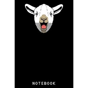 Sheep Farmer Lamb Wool Farm Farming Journal Notebook: 6 x 9 120 Pages College Ruled Notebook | Cute Kawaii Journal Sheep Gifts For Sheep Lovers, Birthday Christmas Gift For Kids, Teens, Girls, Boys