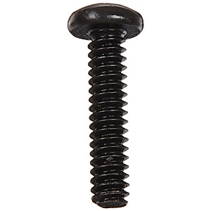 Small Parts Steel Pan Head Machine Screw, Black Oxide Finish, Meets ASME B18.6.3, #2 Phillips Drive, #6-32 Thread Size, 5/8" Length, Fully Threaded, Import (Pack of 100)