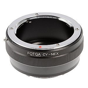 Runshuangyu Fotga Lens Mount Adapter for Contax Yashica C/Y Lens to Sony E-Mount Camera NEX3 C3 NEX-5 5R 5N 5C NEX6 NEX7 NEX-VG10 a7 a7S a7R a7II a7SII a7RII A7RIII A7SIII A9 a6500 a6300 a6000 a5100