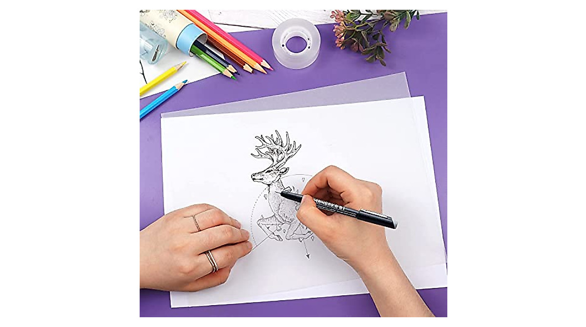 Translucent Vellum Paper - 50 Printable Sheets (8.5x11)