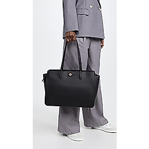 Tory Burch Women's Robinson Tote, Black, One Size