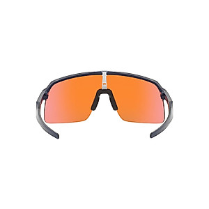 Oakley Men's OO9463A Sutro Lite Low Bridge Fit Rectangular Sunglasses, Matte Navy/Prizm Trail, 39 mm