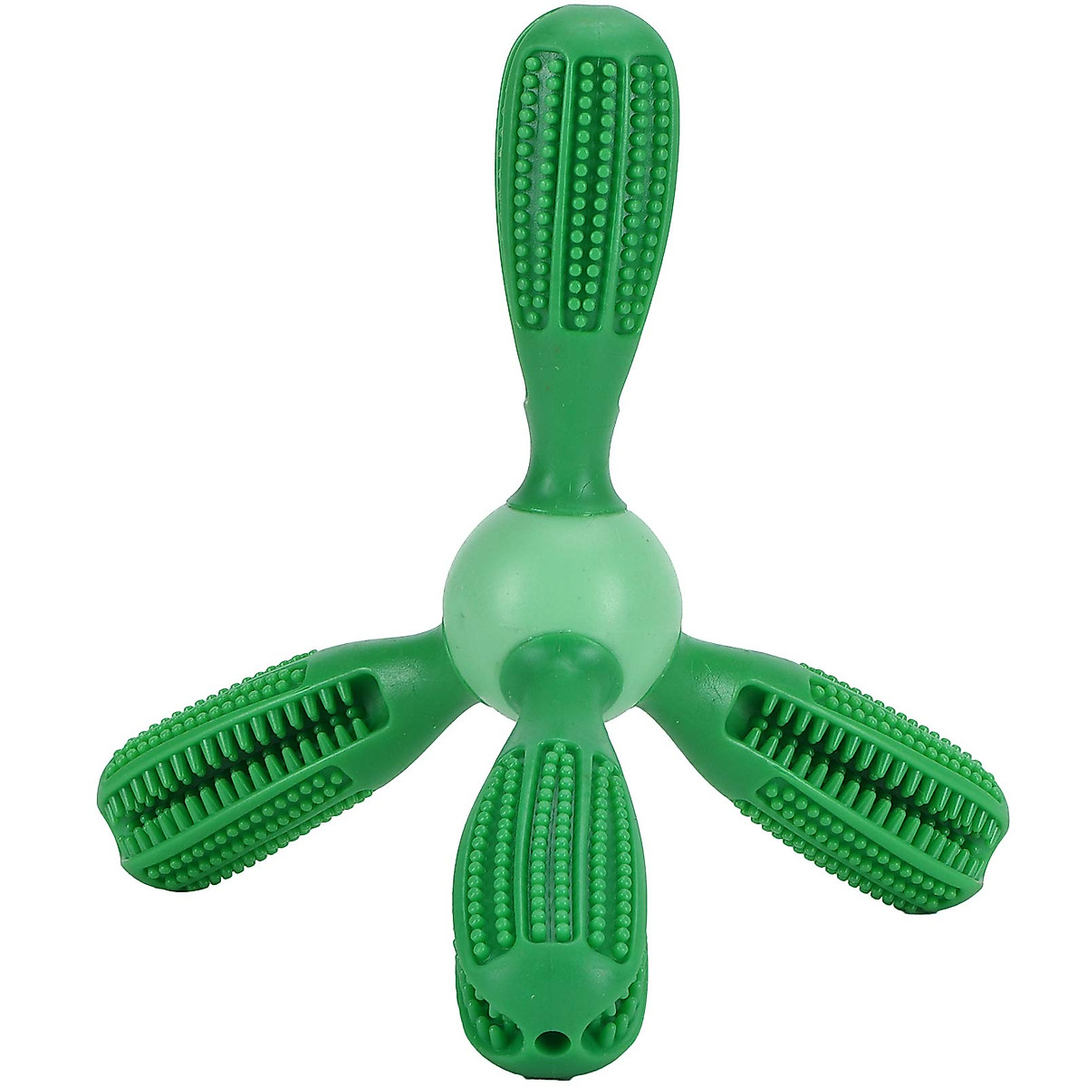 Dog Teether Dog Toothbrush Stick Teeth Cleaning Dental Educational Chew Toy TPR Pet Molar Rod Suitable for Dogs Dog Teeth Cleaning Stick(Green)