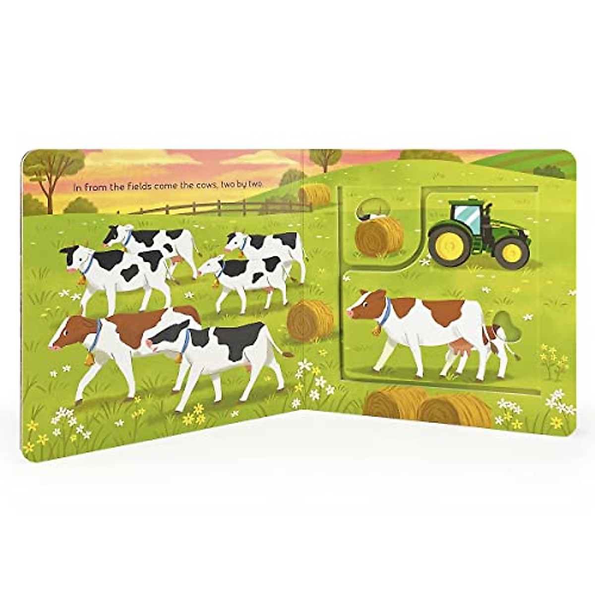 John Deere Kids Good Night Tractor on the Farm: Deluxe Lift-a-Flap & Pop-Up Surprise Board Book, Ages 2-6