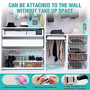 Life Basis Refrigerator Deodorizer Household Fridge Odor Eliminator Odor Absorber for Freezer Last for 10 Years with 2 Adhesive Stickers and CH-cut Upgraded Technology