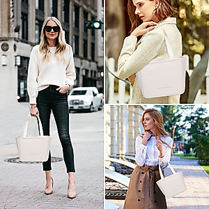 uoloao Lunch Bag Women Insulated - 10L Lunch Tote Bag for Women Work, Polyurethane Small Cute Lunch Bag Cooler for Office, Beach, Camping