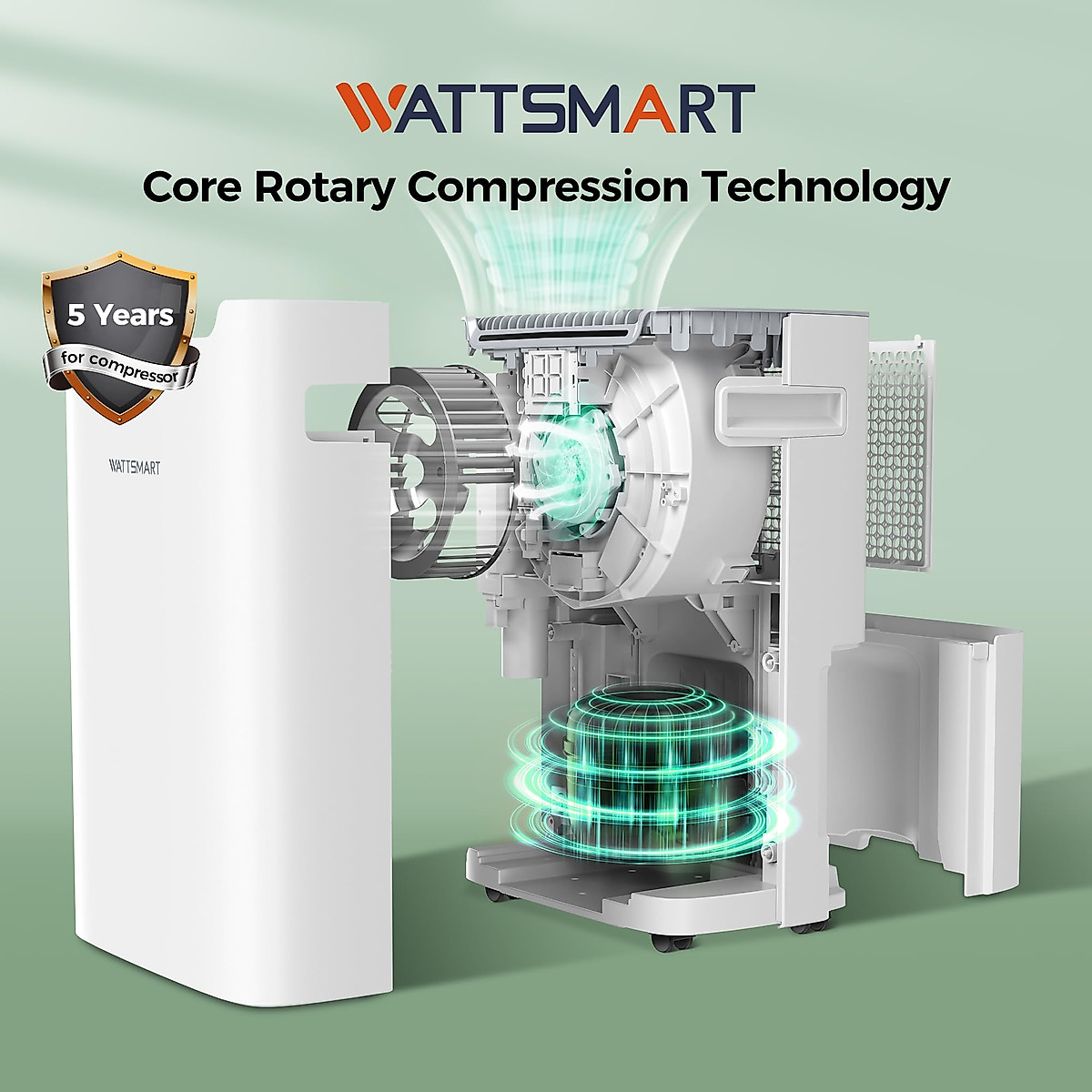 4,500 Sq.Ft Dehumidifier for Basement with Drain Hose, 50 Pint Dehumidifiers for Large Home with Three Operation Modes, Intelligent Humidity Control, 24HR Timer for RV, Bathroom, Bedroom