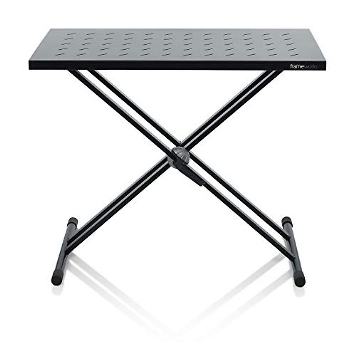 Gator Frameworks Utility Table Top and X Style Keyboard Stand Set; 32" x 18" Surface (GFW-UTL-XSTDTBLTOPSET),Black