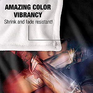 Wonder Woman Arms Crossed Silky Touch Super Soft Throw Blanket 50" x 60"