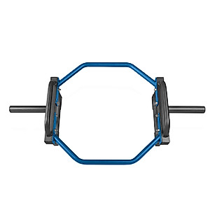 CAP Barbell Olympic Trap Bar, Hex Bar, Shrug Bar, Deadlift Bar, Blue , 50 inches