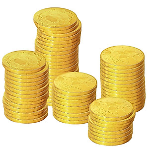 Tooth Fairy Coins Reward Commemorative Coin Collection Experience Gift for Lost Teeth Kids Party Decorations Supplies (20 Pcs)