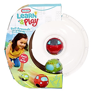 Little Tikes Learn & Play Roll Arounds Off Roadin' Vehicle 2-Pack- Toy Cars and Ball Play in One, Easy Grip & Roll- Birthday Gifts for Kids, Toddler Toys for Boys and Girls Ages 18 months 1 2 3+ Years