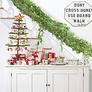 Astridia 2 Packs Hanging Artificial Plants Vine, 6.6ft Fake lvy Garland, Hanging Greenery Faux Plants for Wedding Party Room Garden Home Decor