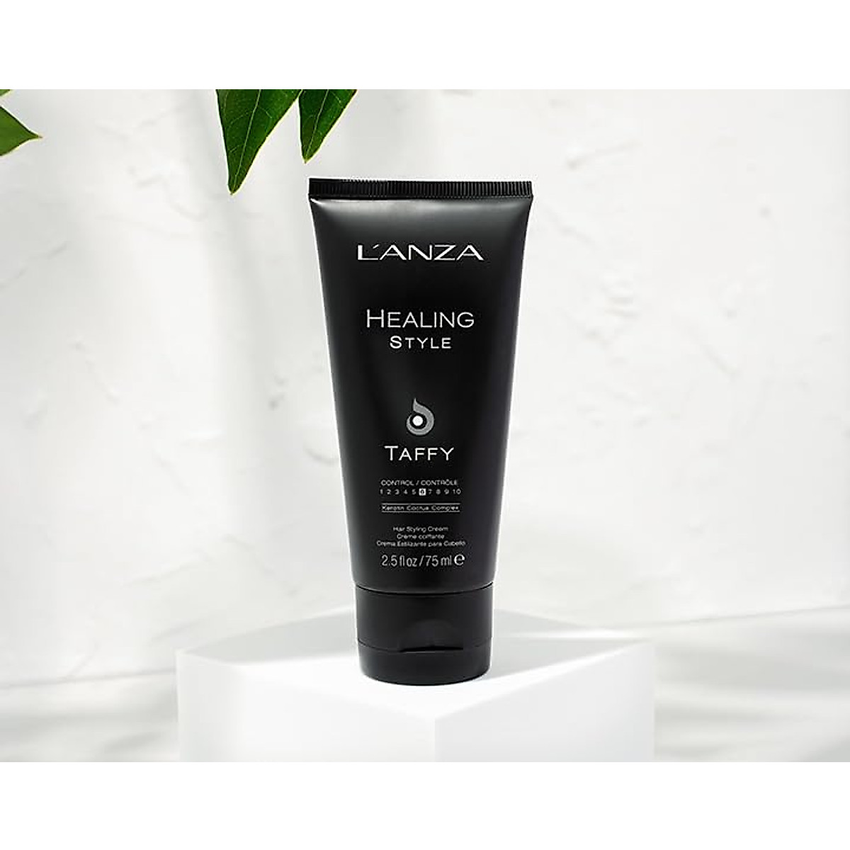 L'ANZA Healing Style Taffy - Hair Styling Cream Gel with Medium Hold Effect - Nourishes and Refreshes the Hair While Styling, With Keratin, Alcohol-free, and UV Rays Protection (2.5 Fl Oz)