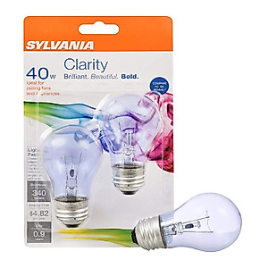 Sylvania 10214 40-Watt A15 Clarity Incandescent Light Bulb (2-Pack)