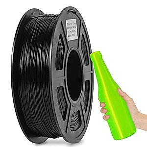 LONGER TPU Filament 1.75mm, Flexible 3D Printer Consumables(Black), 95A 1kg Spool (2.2 lbs.), Dimensional Accuracy +/- 0.03 mm