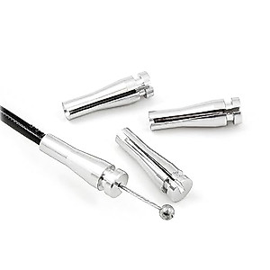 zipelo 8 Ends Door Cable Repair Kit, Car Rear Door Lock Cable Repair Set Replacement, Aluminum Latch End, Car Accessories