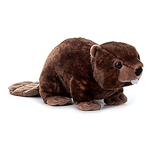 The Petting Zoo Beaver Stuffed Animal, Gifts for Kids, Wild Onez Zoo Animals, Beaver Plush Toy 12 inches