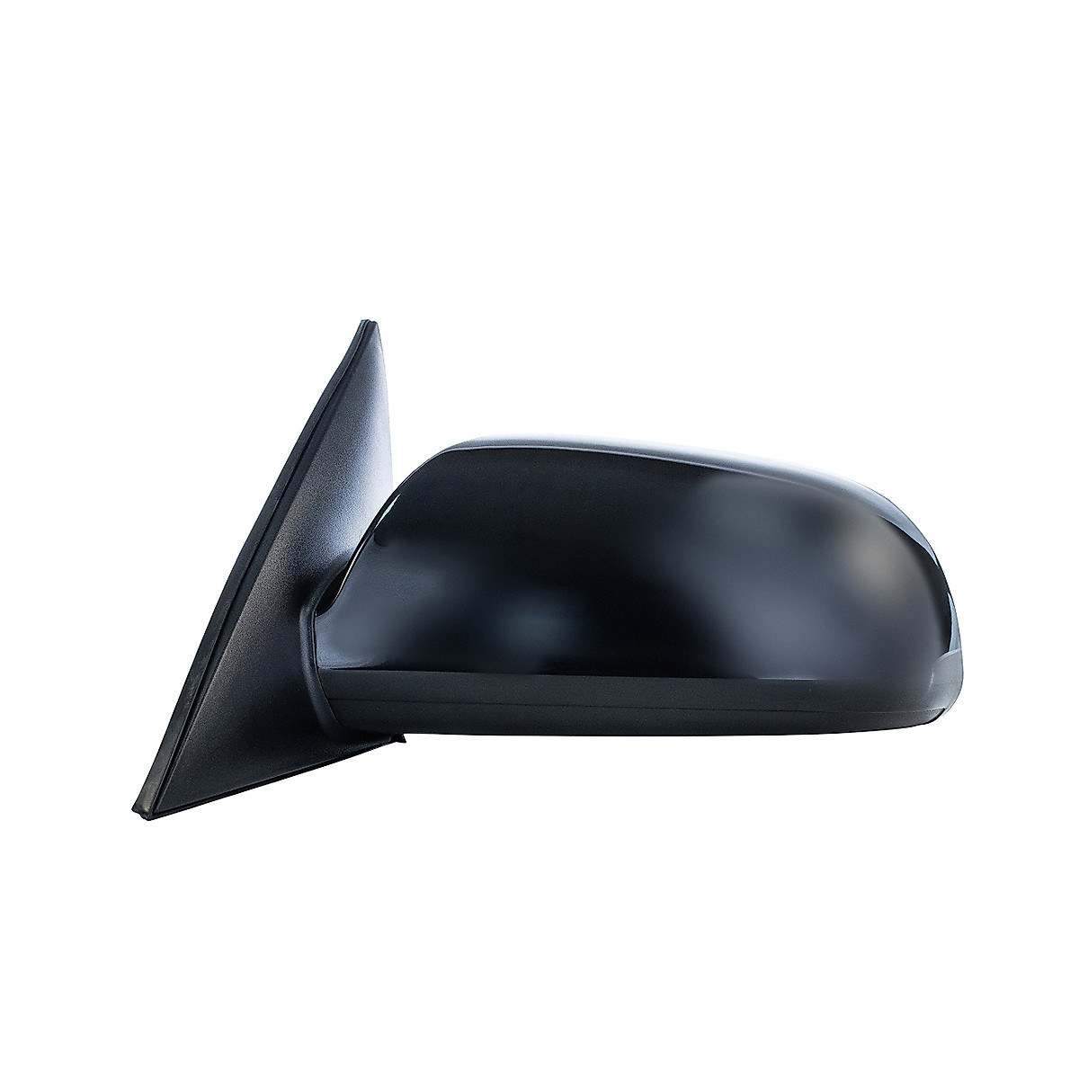 Dependable Direct Driver Side Mirror for (2006 2007 2008 2009 2010) Hyundai Sonata Unpainted Heated Power Operated Right Outside Rear View Replacement Door Mirror - Parts Link #: HY1320149