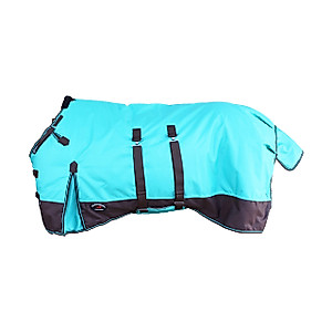 CHALLENGER 76" 1200D Turnout Waterproof Rain Horse Sheet Light Winter Blanket Bellyband 371B