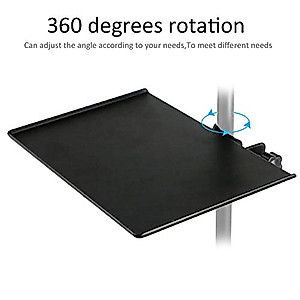 Sound Card Tray,Universal Sound Card Tray Live Broadcast Microphone Mic Rack Stand Phone Clip Holder,Multifunction ABS+Metal Commodity Shelf Mobile Phone Live Broadcast Bracket