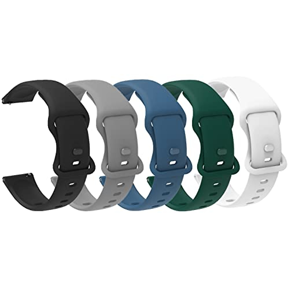 Compatible with TOOBUR Smart Watch Band, Lamshaw New Soft Silicone Sport Replacement Straps Compatible for TOOBUR IDW13 1.8" Smart Watch/TEMINICE IDW13 1.8" Smart Watch/VRPEFIT IDW13 1.8" Watch/Konitee IDW13 1.8" Smart Watch/Gydom IDW13 1.8" Smart Watch/F