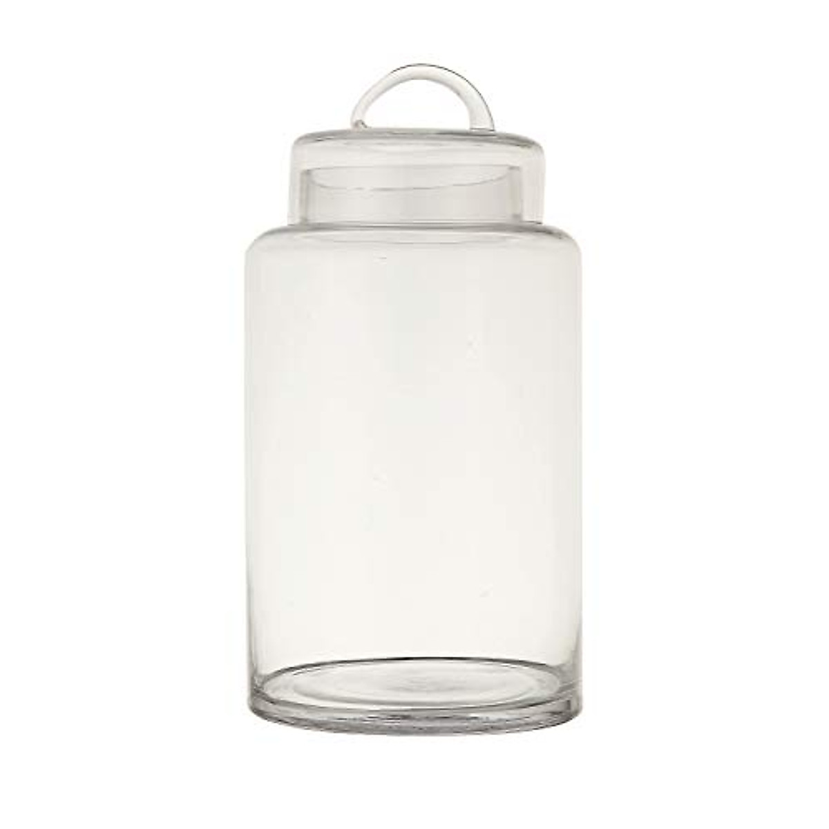 Large Clear Glass Container with Lid