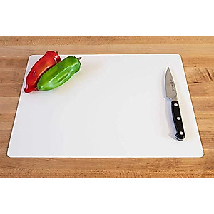 Commercial Grade White Cutting Board Mat NSF - 15 x 12 Inch, 4 Pack