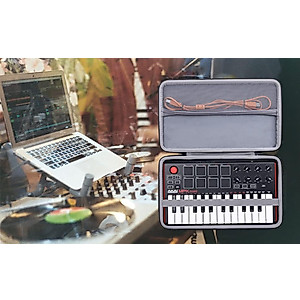 co2CREA Hard Case Replacement for Akai Professional MPK Mini MKII/MPK Mini Play 25 Key USB MIDI Keyboard Controller