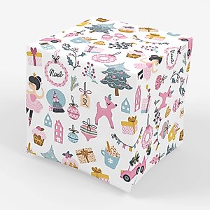 Stesha Party Princess Holiday Gift Wrap Christmas Wrapping Paper - 30 x 20 Inch (3 Sheets)