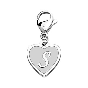 FAADBUK Initial Heart Charm (S)