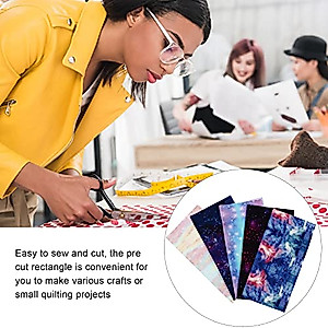 5PCS 19.7" x 19.7" Quilting Fabric Sewing Fabric Patchwork Printed Fabric Scraps Cotton Fabric for Sewing and Quilting