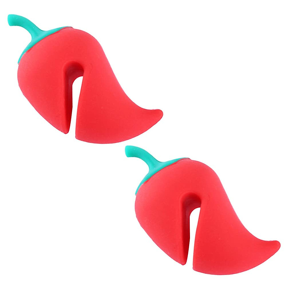 Hemoton Pot Cover Holder 1 Set 2pcs Spill Proof Lid Lifter for Soup Pot Silicone Kitchen Tools Lid Stand Heat Resistant Holder Let Steam Release Cooking Helpers Decoration Spill Stopper